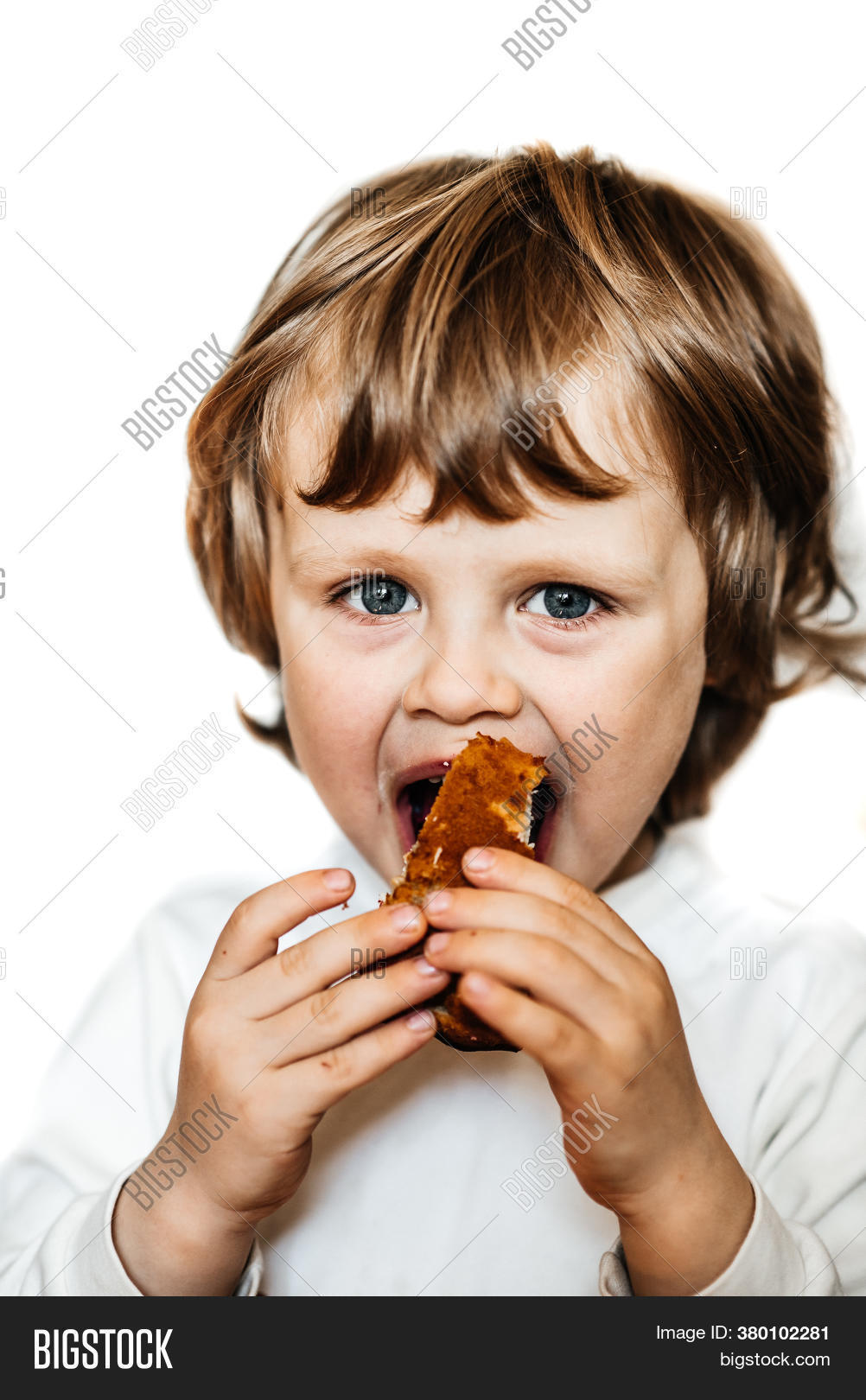 Child Smiling Eating Image & Photo (Free Trial) | Bigstock