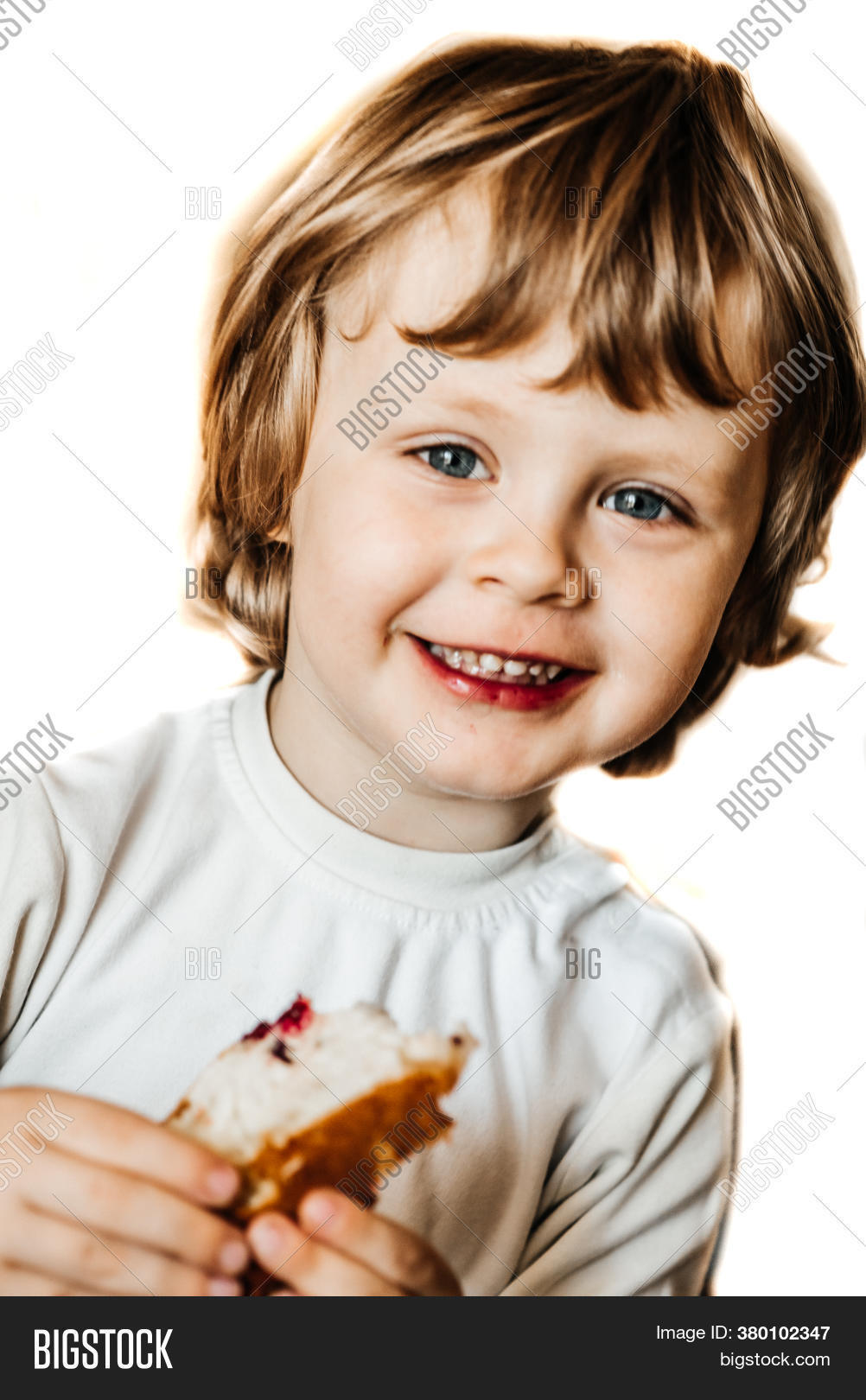 Child Smiling Eating Image & Photo (Free Trial) | Bigstock