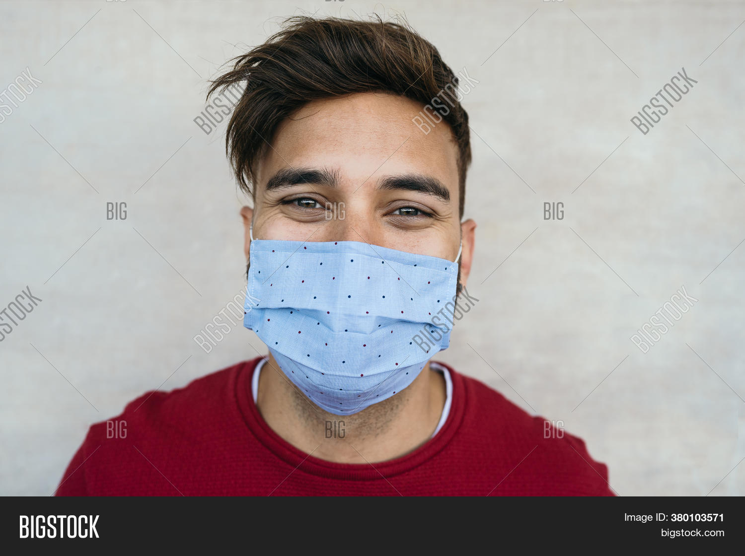 Young Man Wearing Face Image & Photo (Free Trial) | Bigstock
