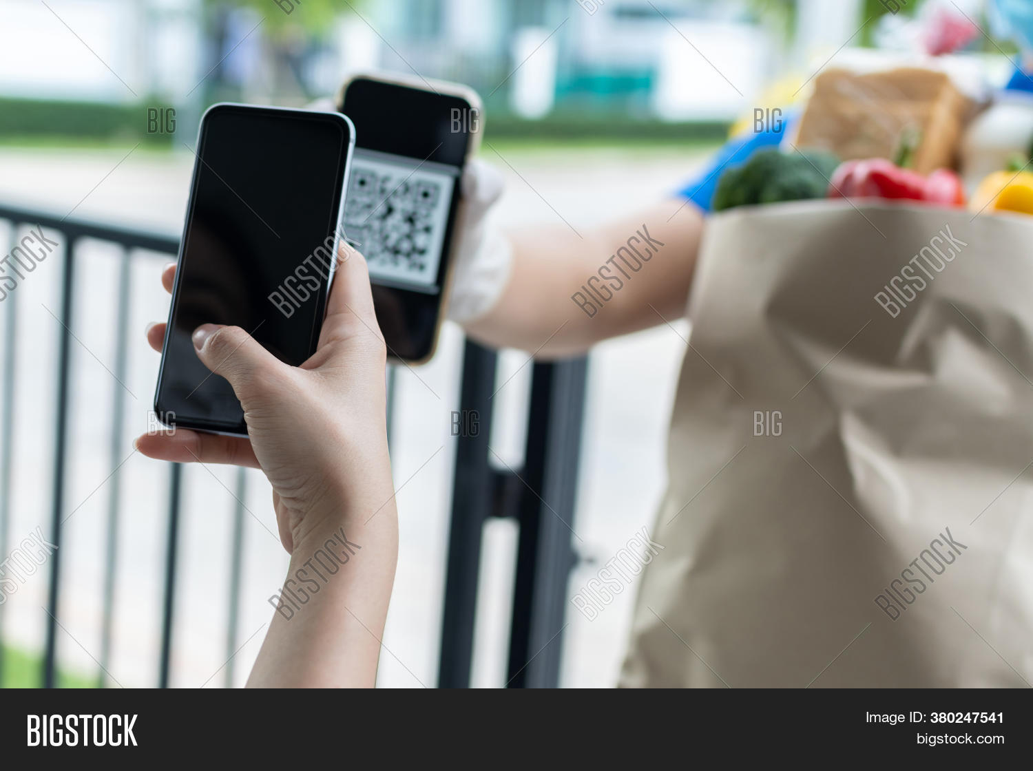 Hand Customer Using Image & Photo (Free Trial) | Bigstock