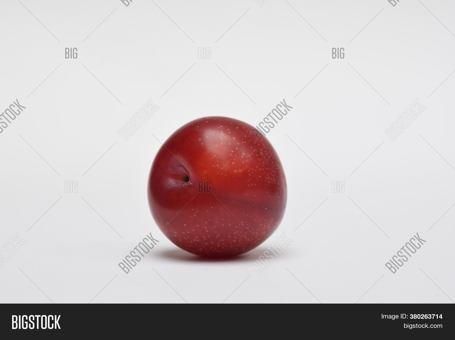 Single Plum Isolated Image & Photo (Free Trial) | Bigstock