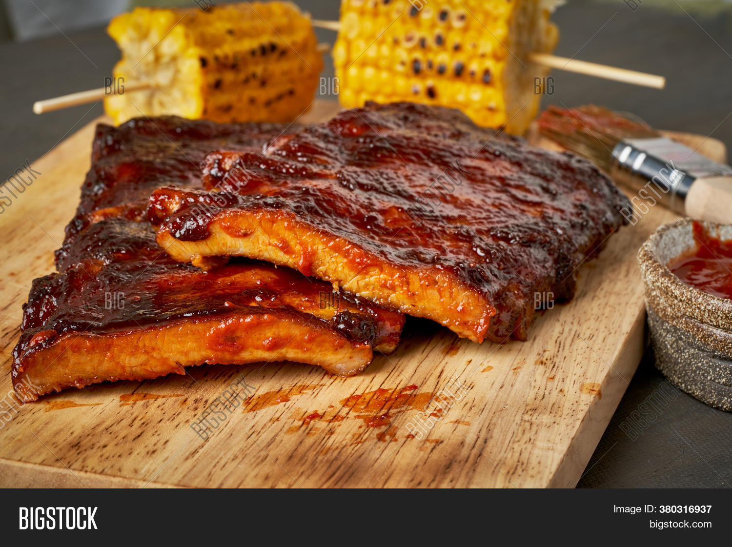 Barbecue Pork Ribs. Image & Photo (Free Trial) | Bigstock