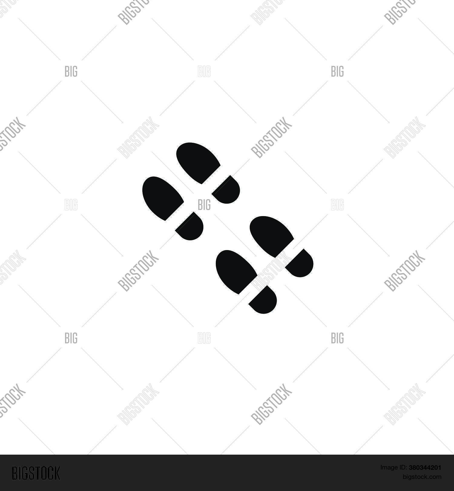 Boot Print Icon, Vector & Photo (Free Trial) | Bigstock