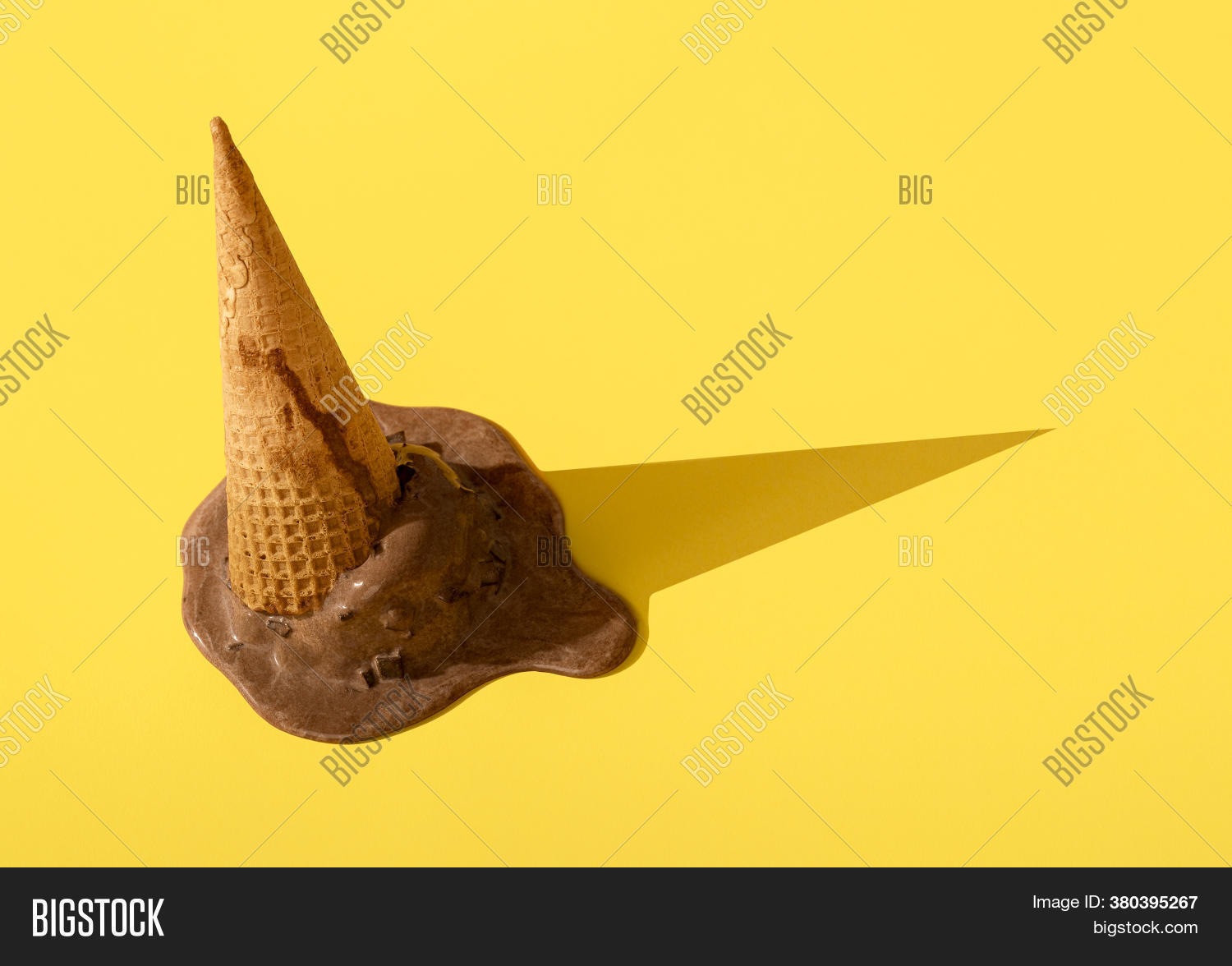 Dropped Chocolate Ice Image & Photo (Free Trial) | Bigstock