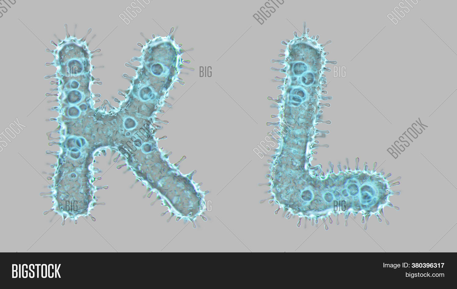 Set Letters Made Virus Image & Photo (Free Trial) | Bigstock