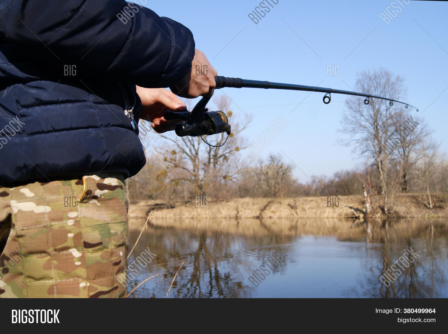 Fishing Rod Hands Image & Photo (Free Trial) | Bigstock