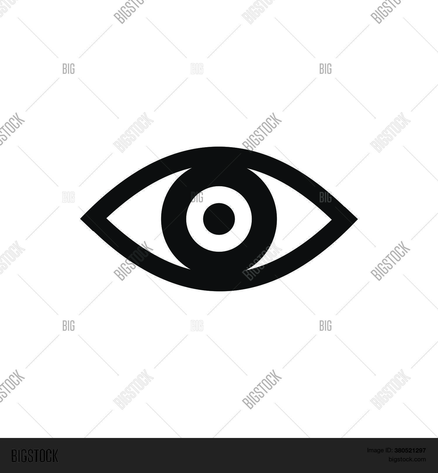 Human Eye Icon Vector Vector & Photo (Free Trial) | Bigstock