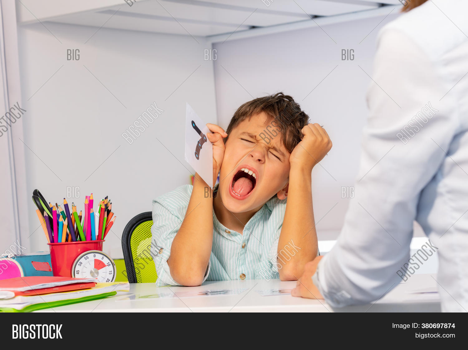 Autistic Child Tear Image & Photo (Free Trial) | Bigstock