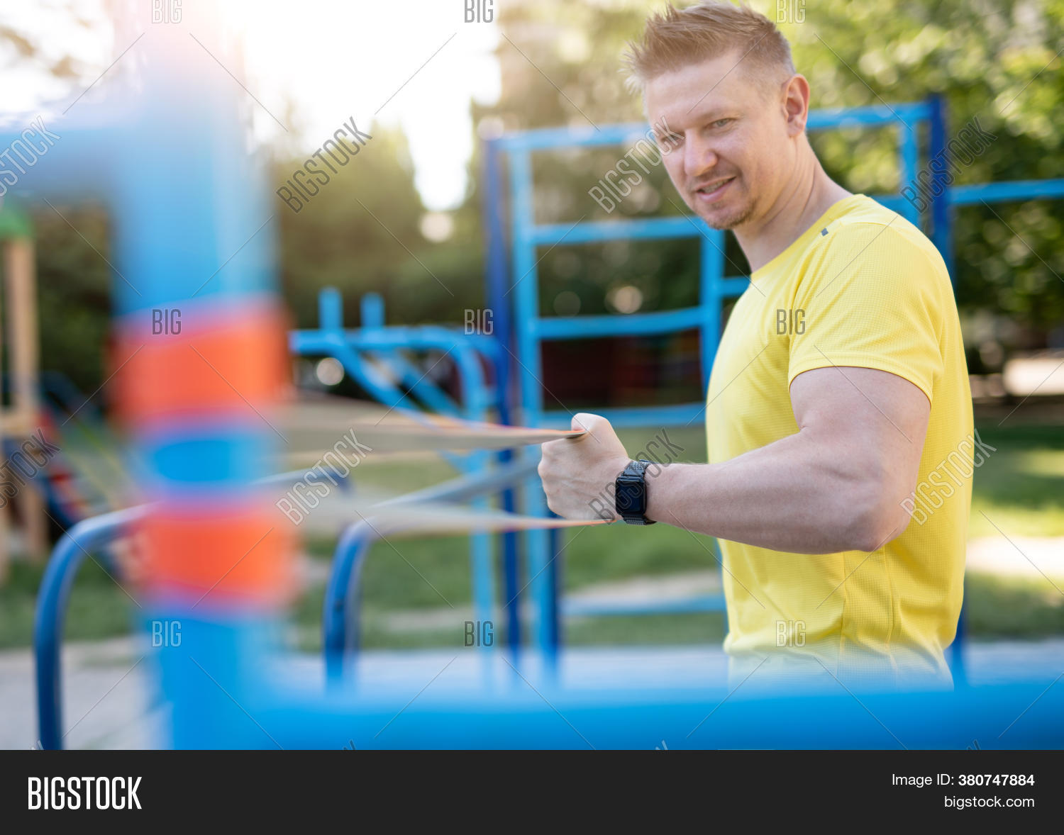 Sportive Man Training Image & Photo (Free Trial) | Bigstock