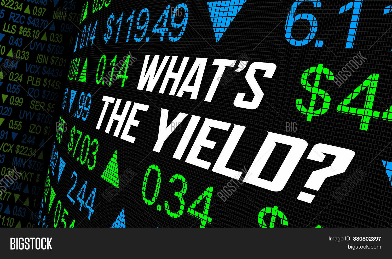 Whats Yield Stock Image & Photo (Free Trial) | Bigstock