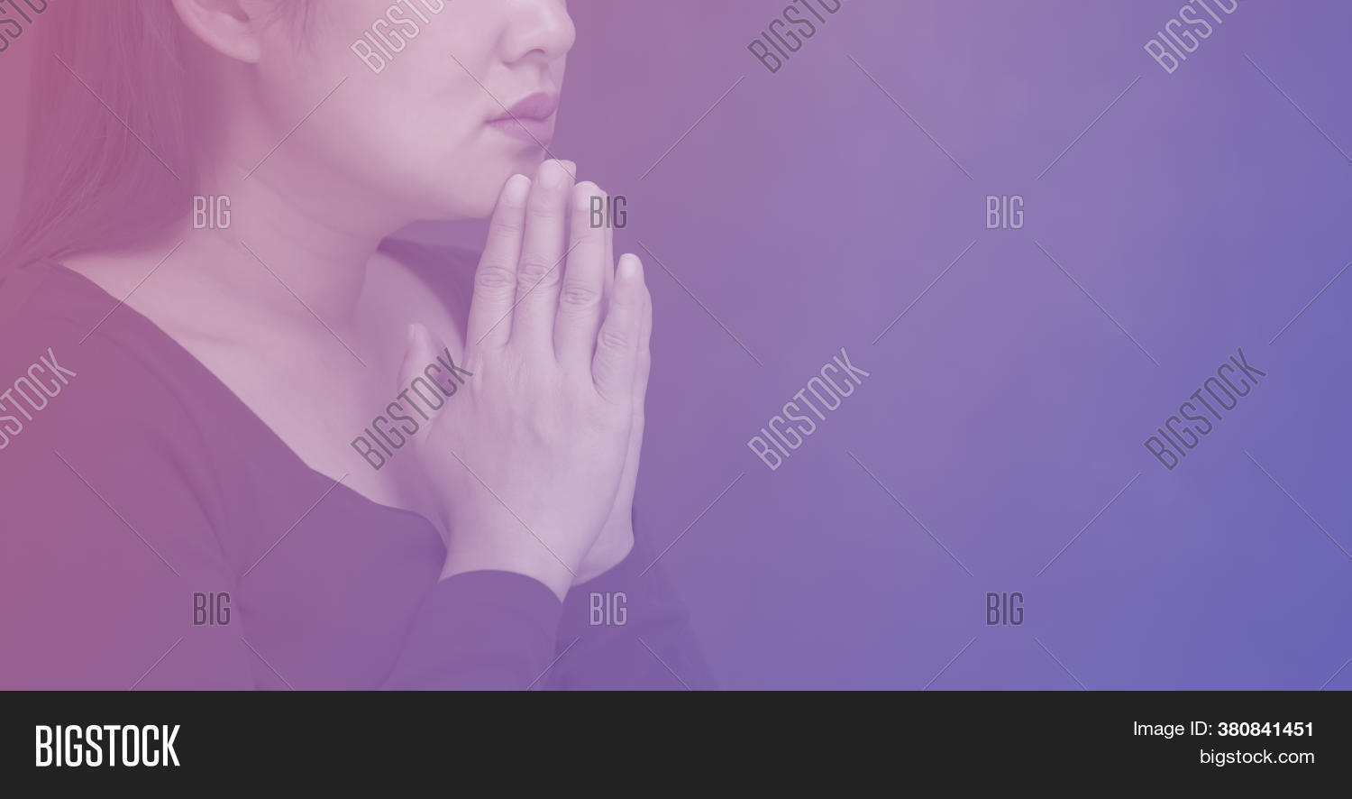 Asian Woman Praying Image & Photo (Free Trial) | Bigstock