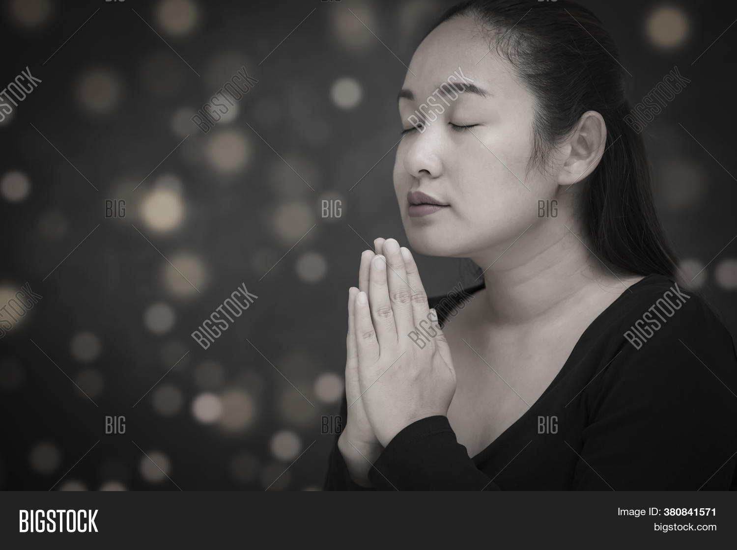 Asian Woman Praying Image & Photo (Free Trial) | Bigstock