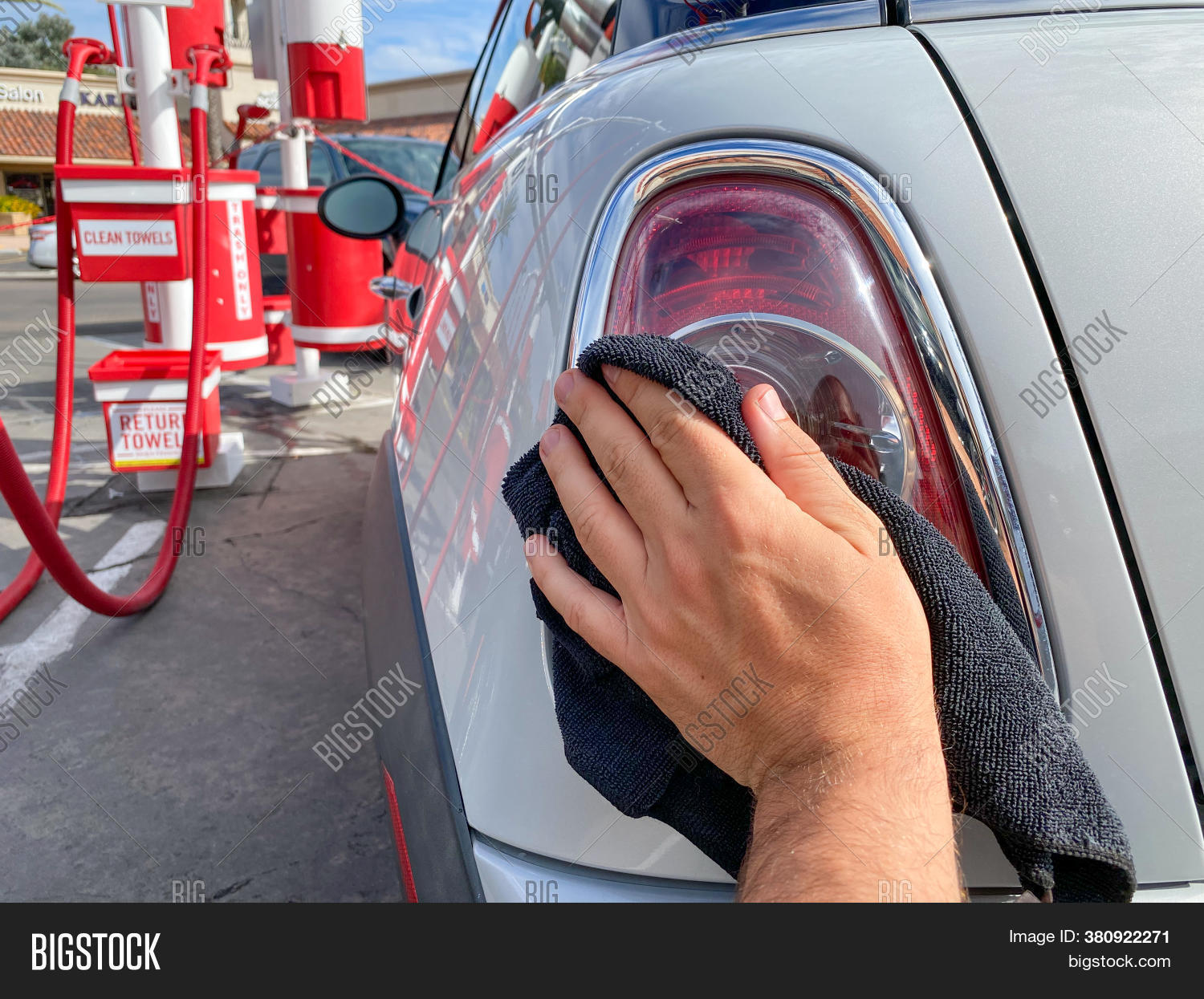 Mans Hand Cleaning Car Image & Photo (Free Trial) | Bigstock