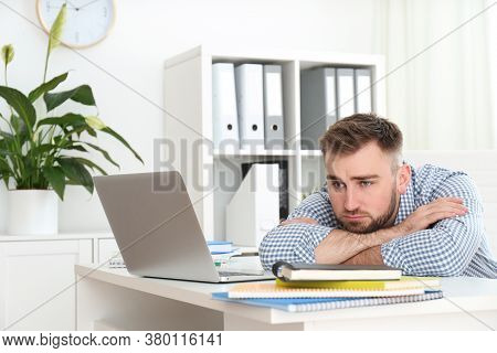 Lazy Young Man Wasting Image & Photo (Free Trial) | Bigstock