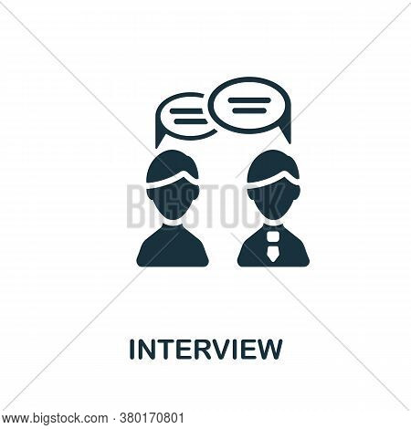 Interview Icon Vector