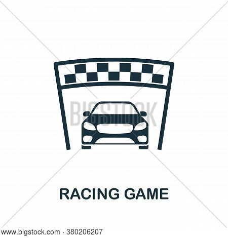 Racing Game Icon. Vector & Photo (Free Trial) | Bigstock
