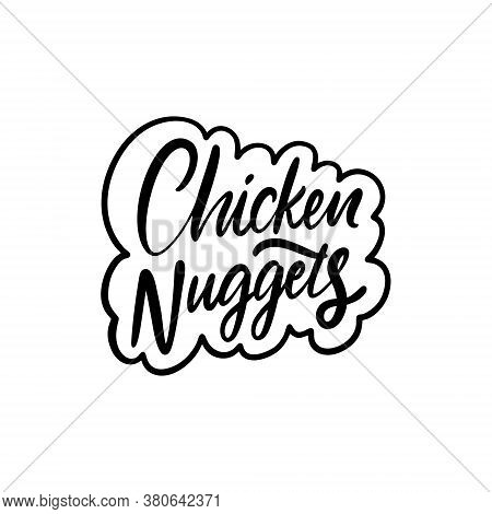 Chicken Nuggets. Hand Vector & Photo (Free Trial) | Bigstock