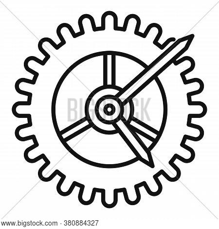 Watch Gear Wheel Icon Vector & Photo (Free Trial) | Bigstock