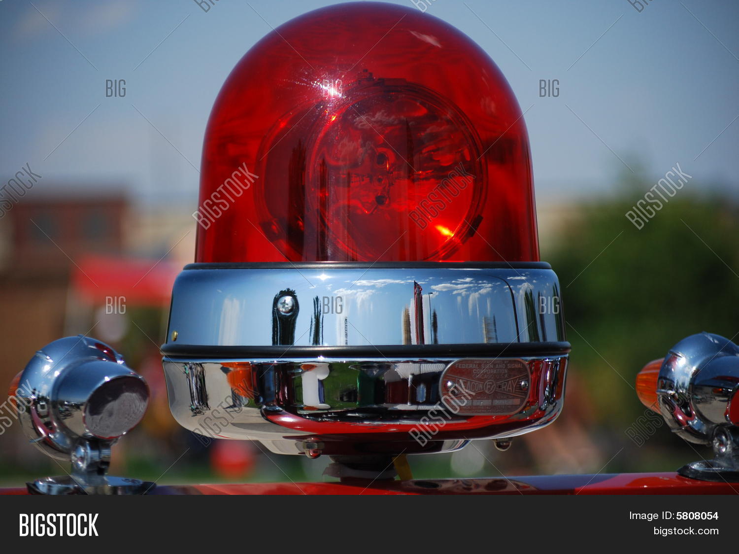 Fire Truck Light Image & Photo (Free Trial) | Bigstock