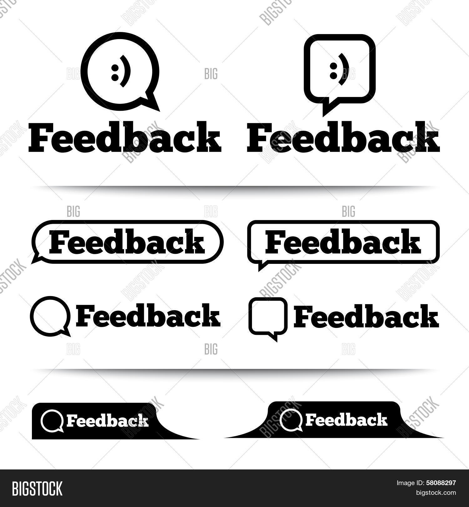 Feedback Labels. Vector & Photo (Free Trial) | Bigstock