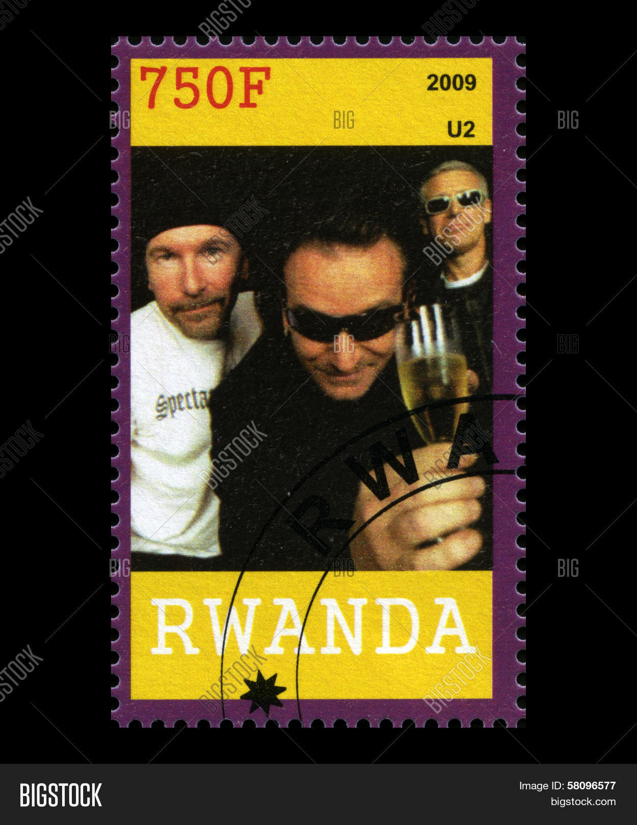 U2 Postage Stamp Image & Photo (Free Trial) | Bigstock