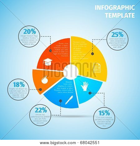 Pie Chart Education Vector & Photo (Free Trial) | Bigstock