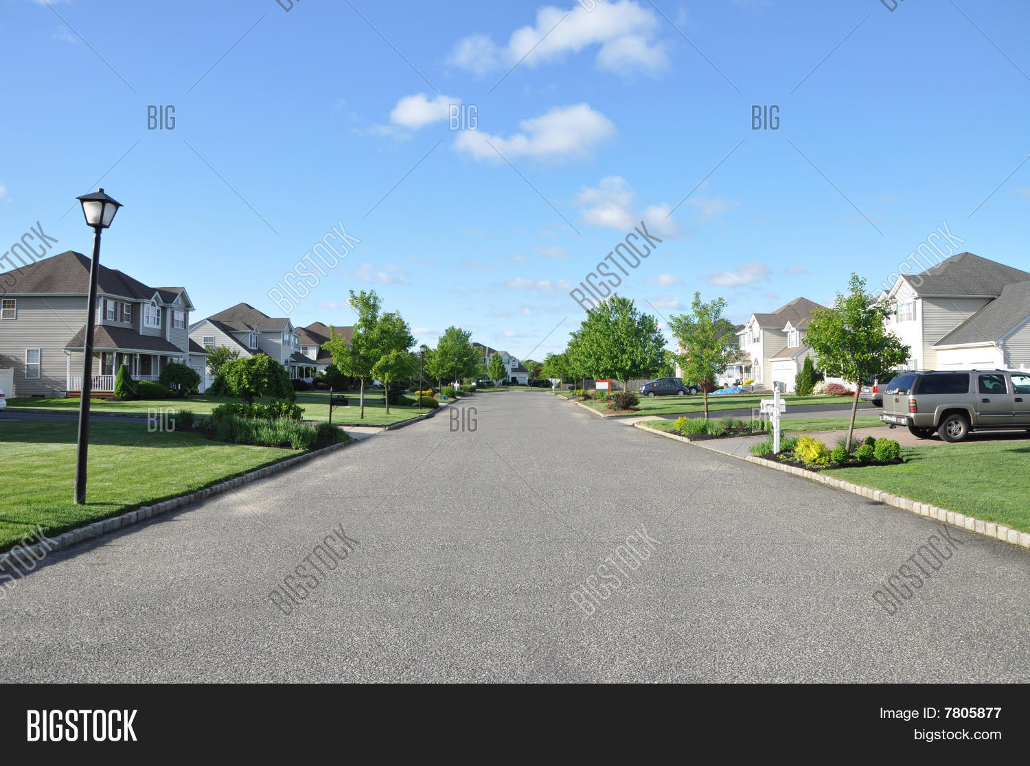 Suburban Neighborhood Image & Photo (Free Trial) | Bigstock