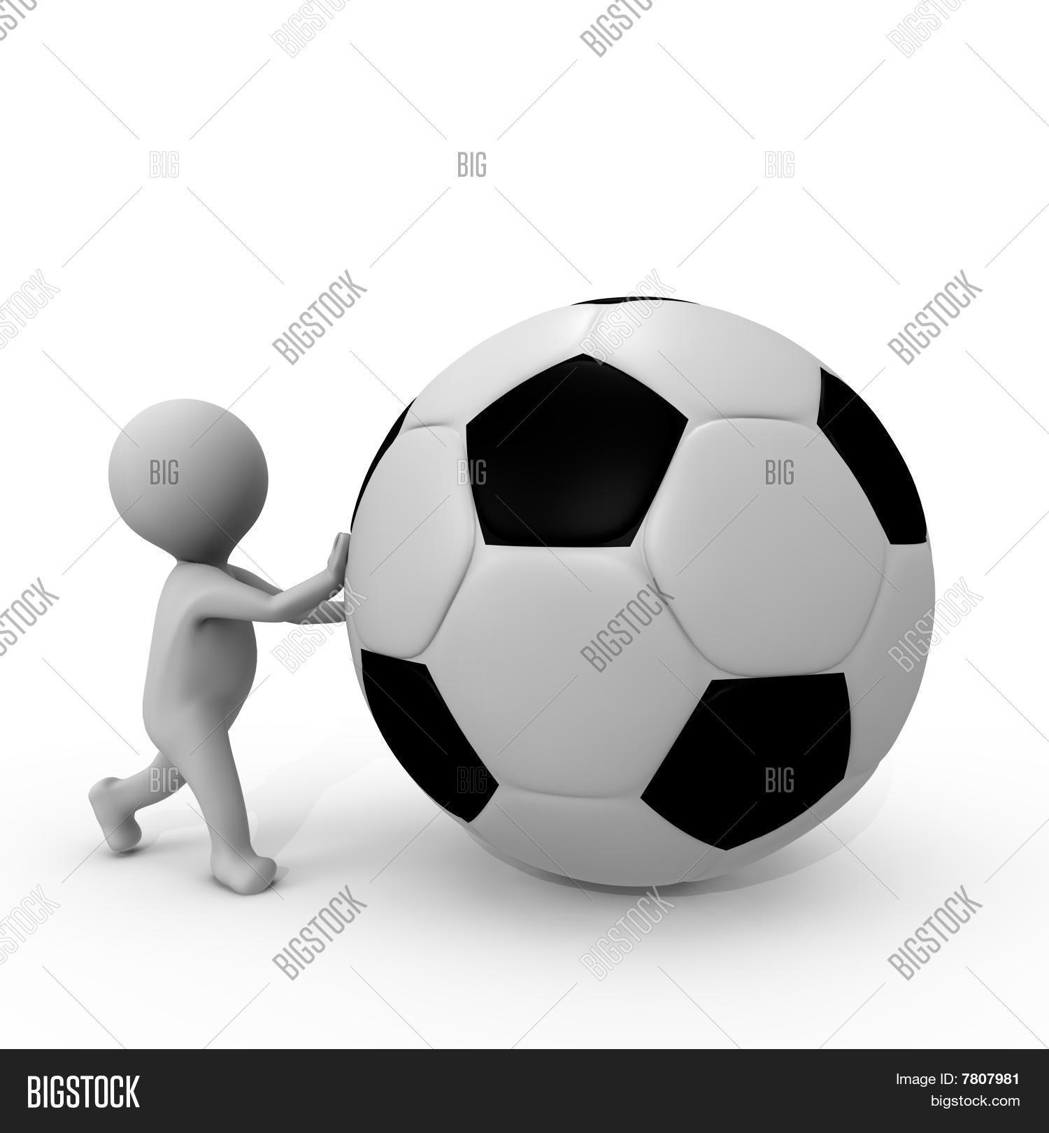 Human Pushing Soccer Image & Photo (Free Trial) | Bigstock