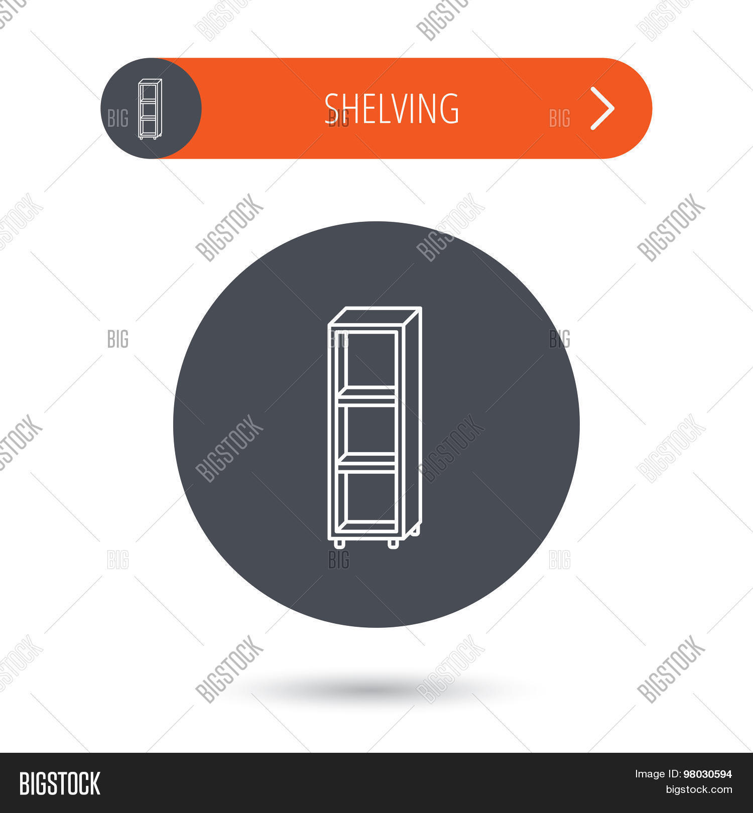 Empty Shelves Icon. Vector & Photo (Free Trial) | Bigstock