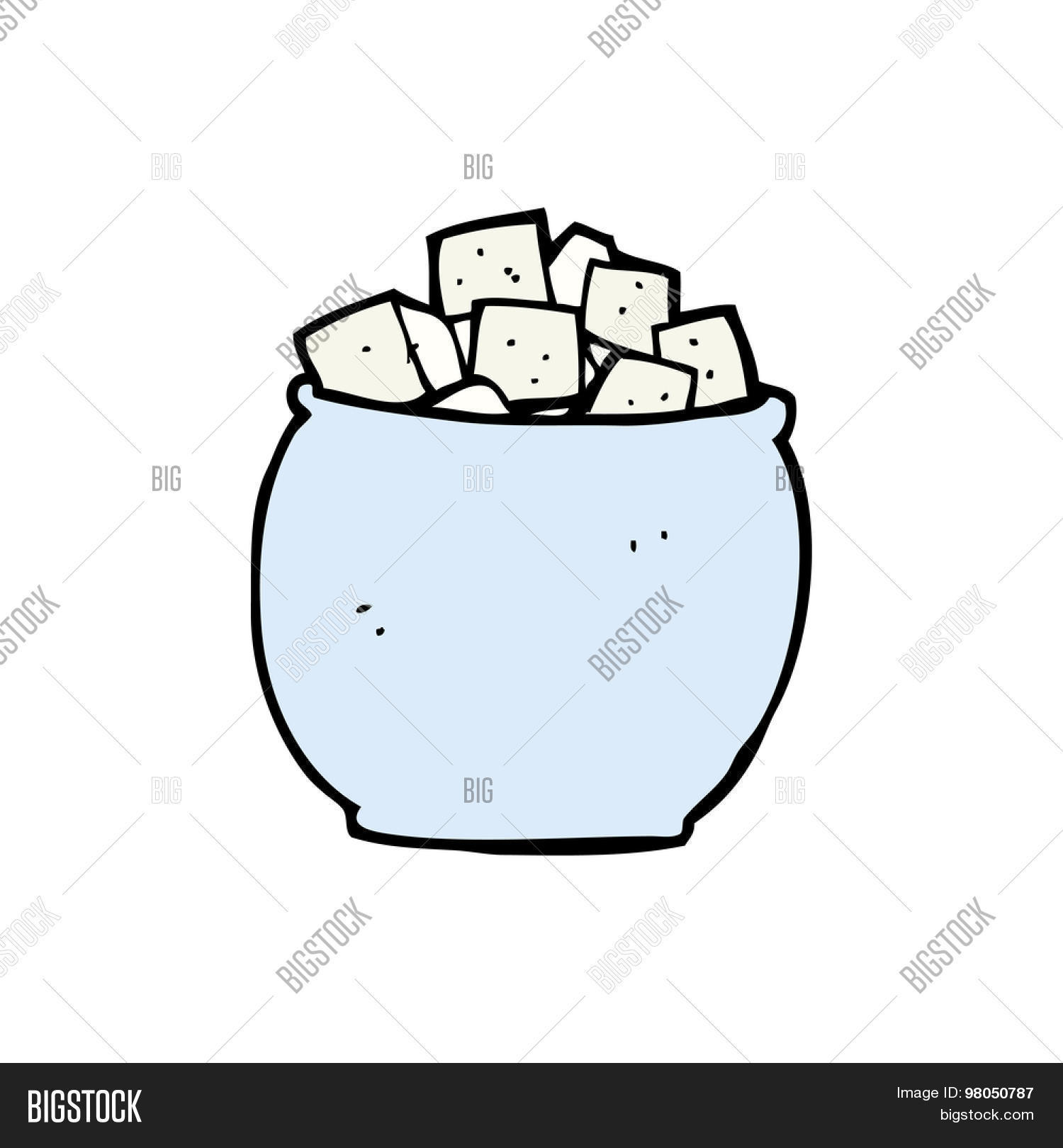 Cartoon Sugar Cubes Vector & Photo (Free Trial) | Bigstock