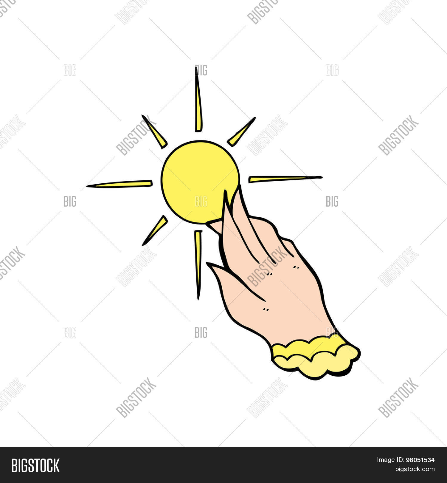 Cartoon Hand Reaching Vector & Photo (Free Trial) | Bigstock