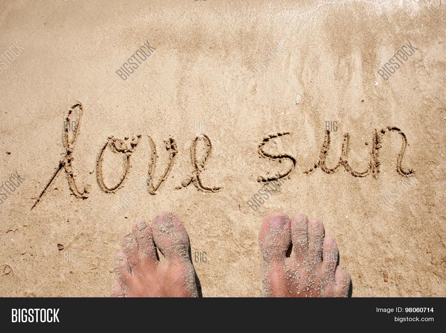 Love Sun Hand Written Image & Photo (Free Trial) | Bigstock