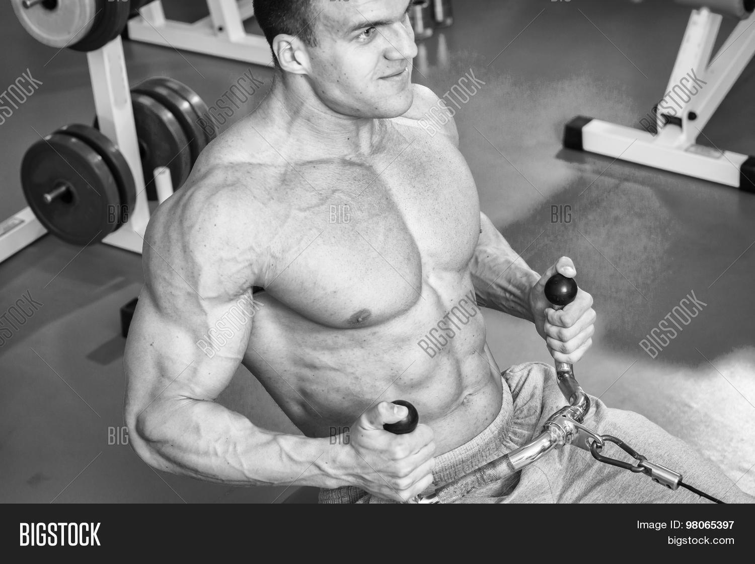 Muscular Man Working Image & Photo (Free Trial) | Bigstock