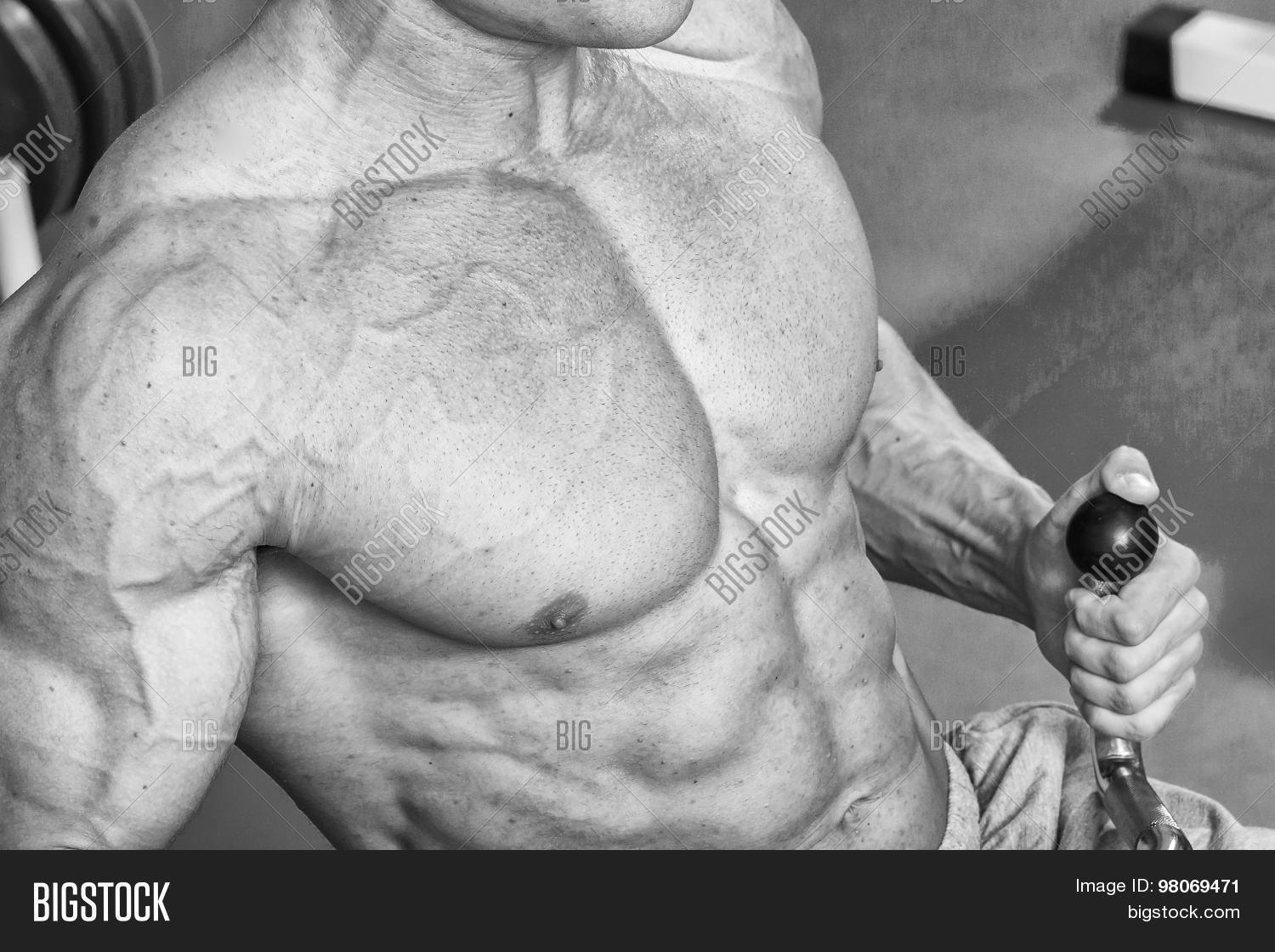 Muscular Man Working Image & Photo (Free Trial) | Bigstock