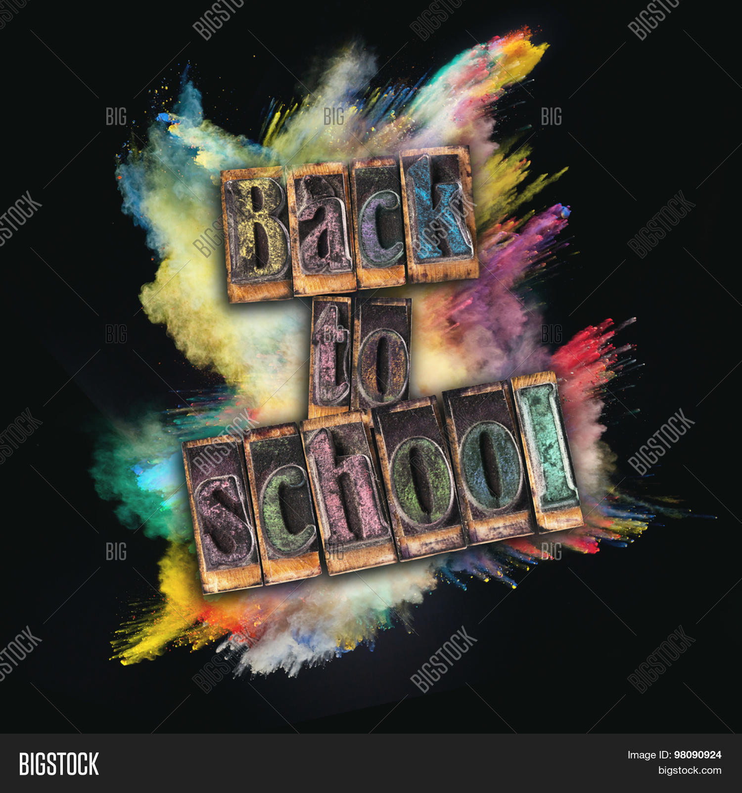 "Back School" Sign Image & Photo (Free Trial) | Bigstock