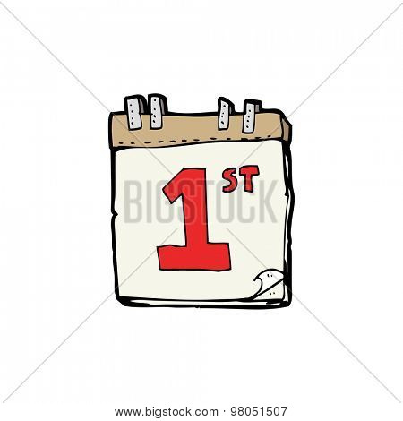 Cartoon Calendar Vector & Photo (Free Trial) | Bigstock