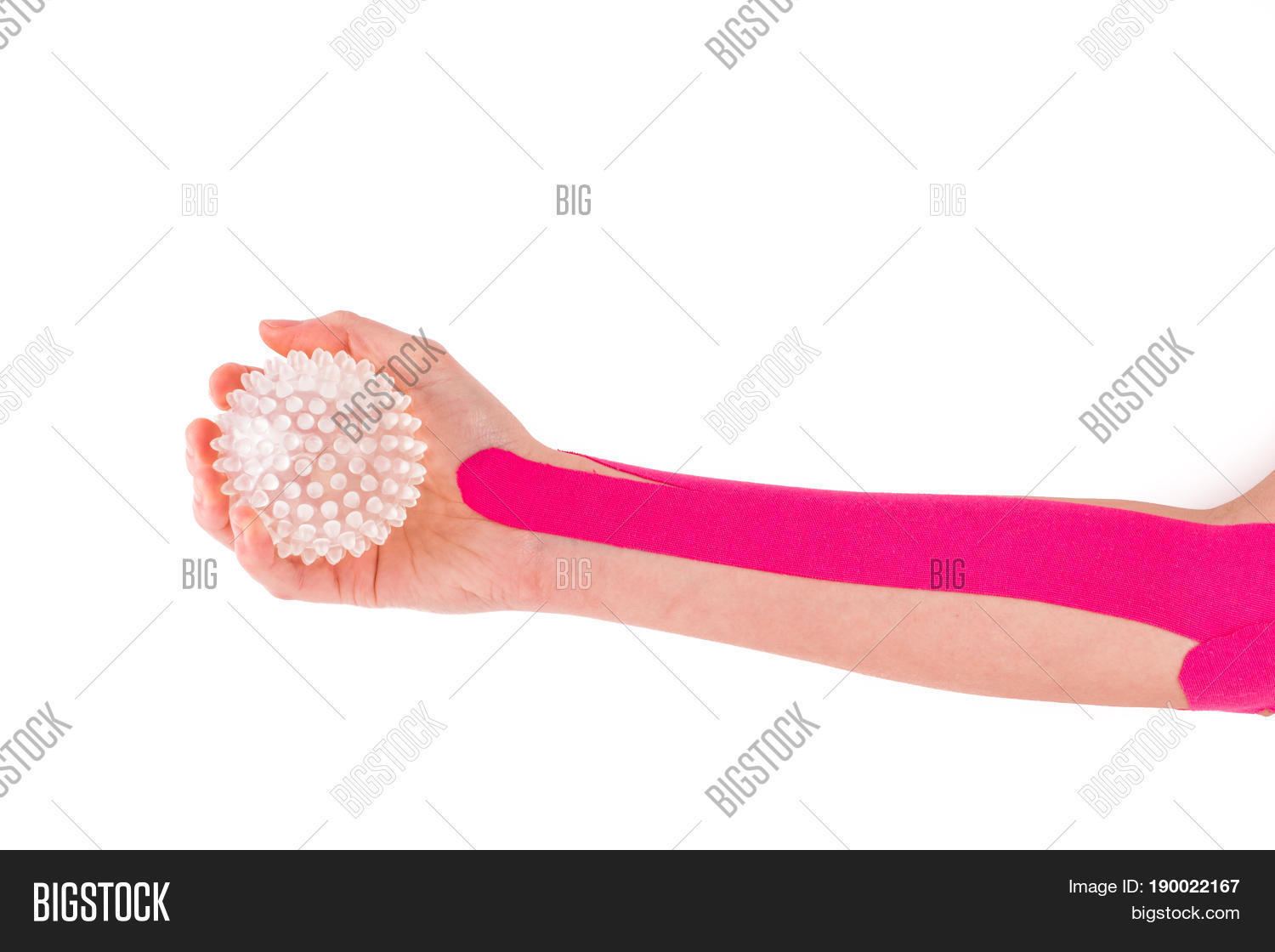 Hand Kinesiology Tape Image & Photo (Free Trial) | Bigstock
