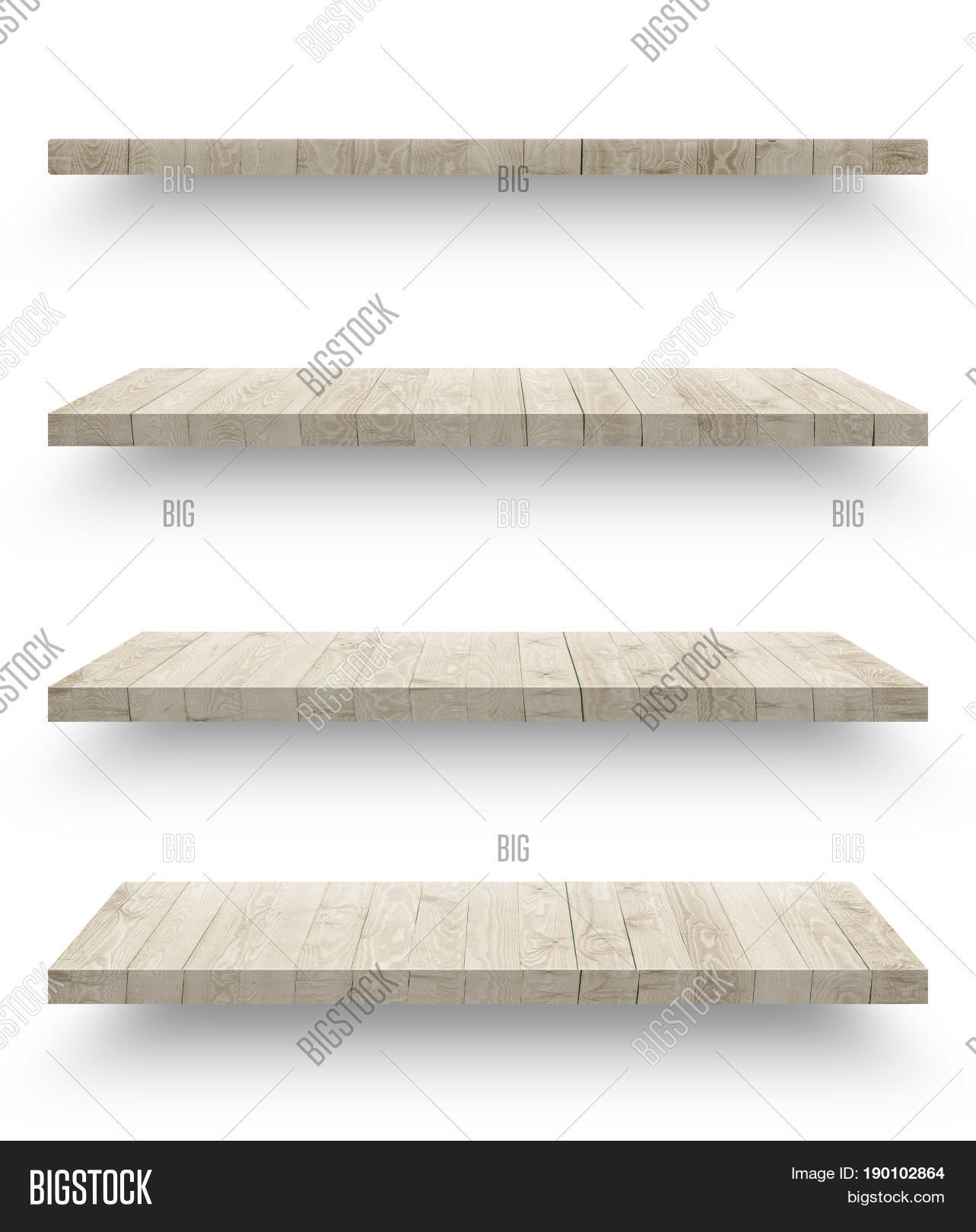 Wooden Shelves Image & Photo (Free Trial) | Bigstock