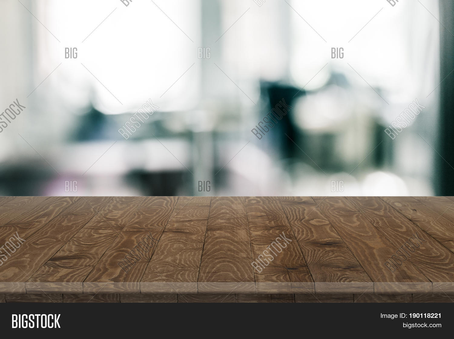 Office Wood Table Image & Photo (Free Trial) | Bigstock