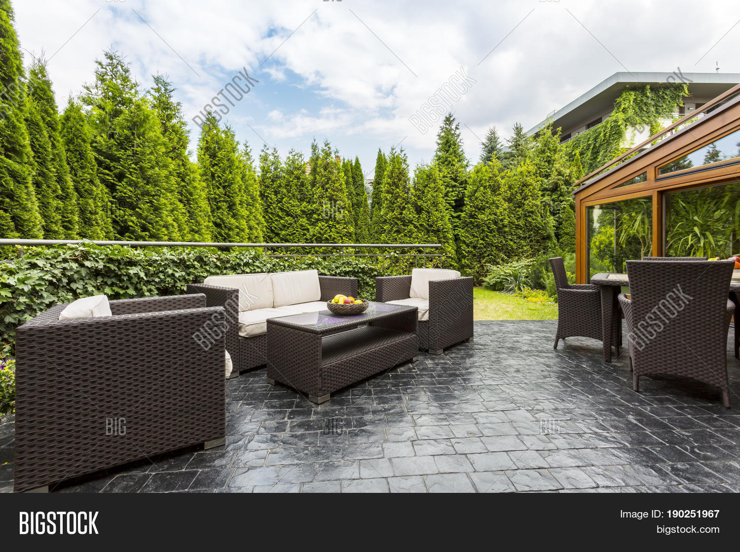 Large Terrace Patio Image & Photo (Free Trial) | Bigstock