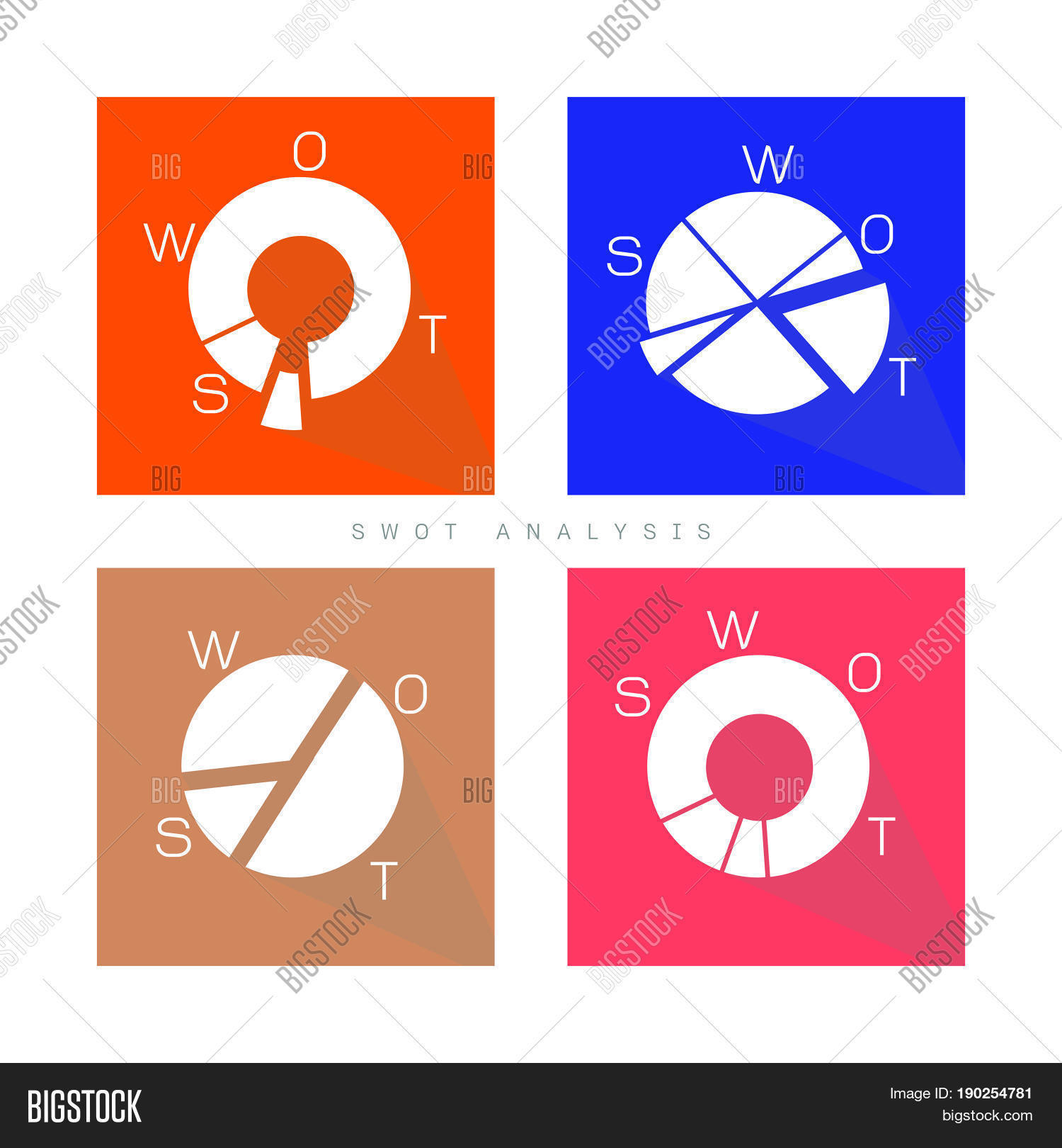 SWOT Analysis Matrix Vector & Photo (Free Trial) | Bigstock