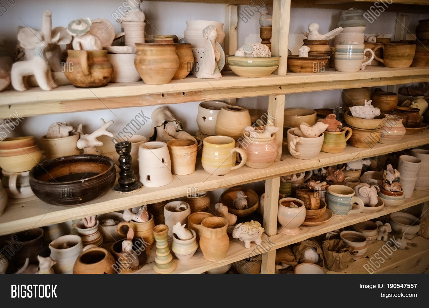 Wooden Racks Pottery Image & Photo (Free Trial) | Bigstock