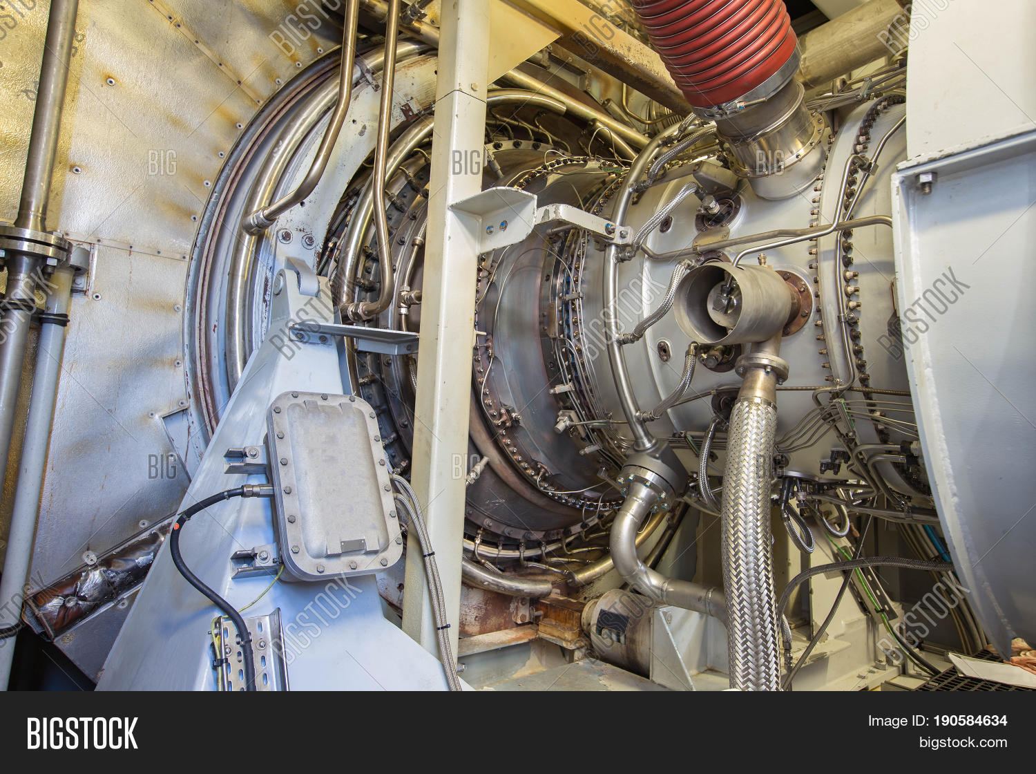 Gas Turbine Engine Image & Photo (Free Trial) | Bigstock