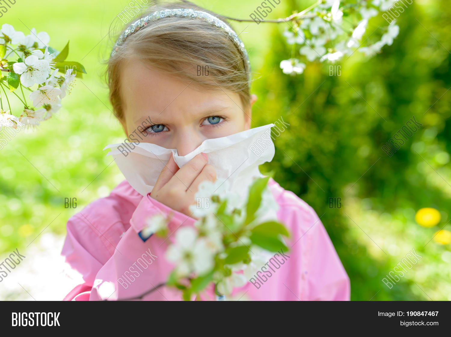 Allergy. Little Girl Image & Photo (Free Trial) | Bigstock