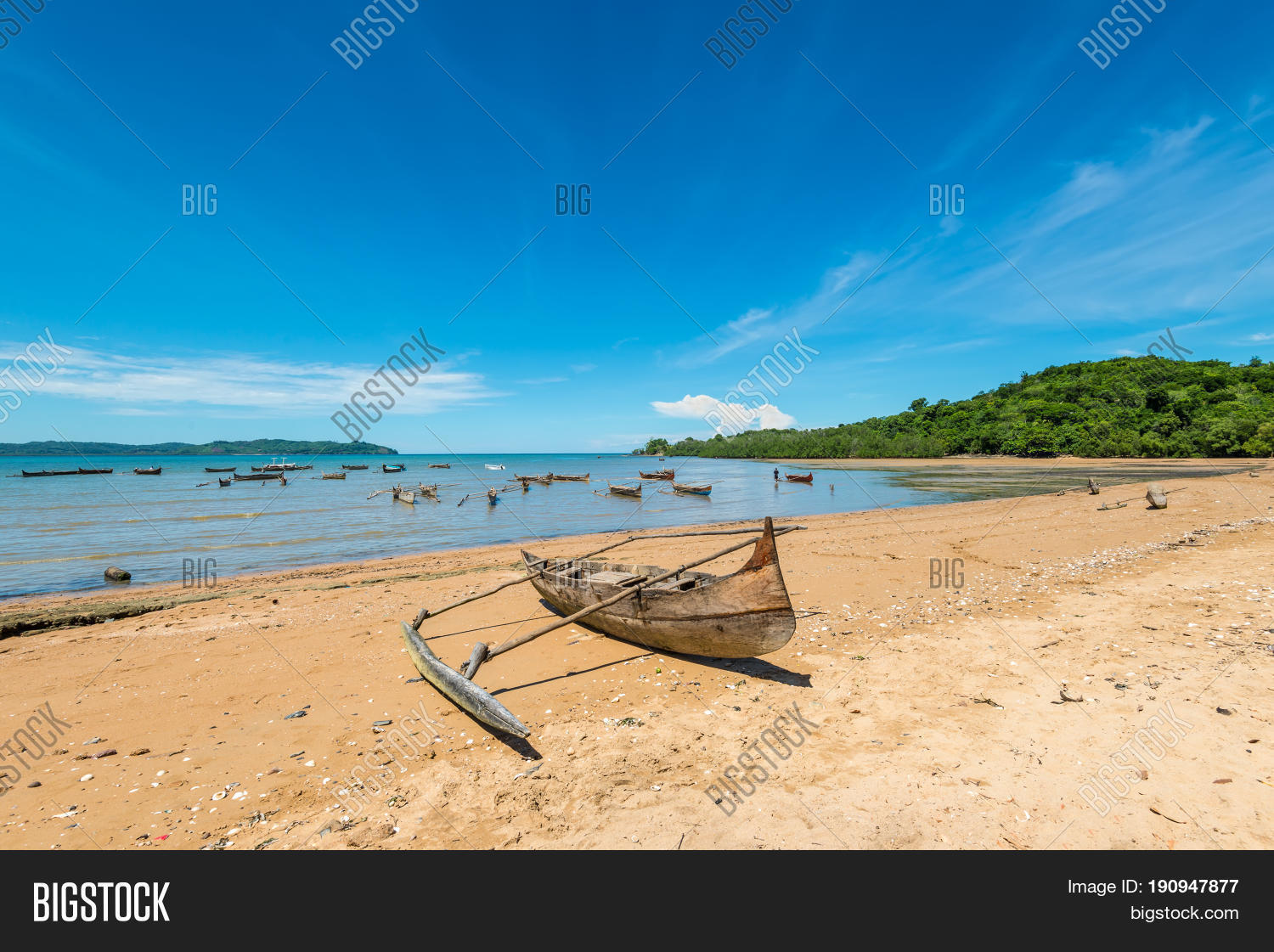 Traditional Pirogue On Image & Photo (Free Trial) | Bigstock