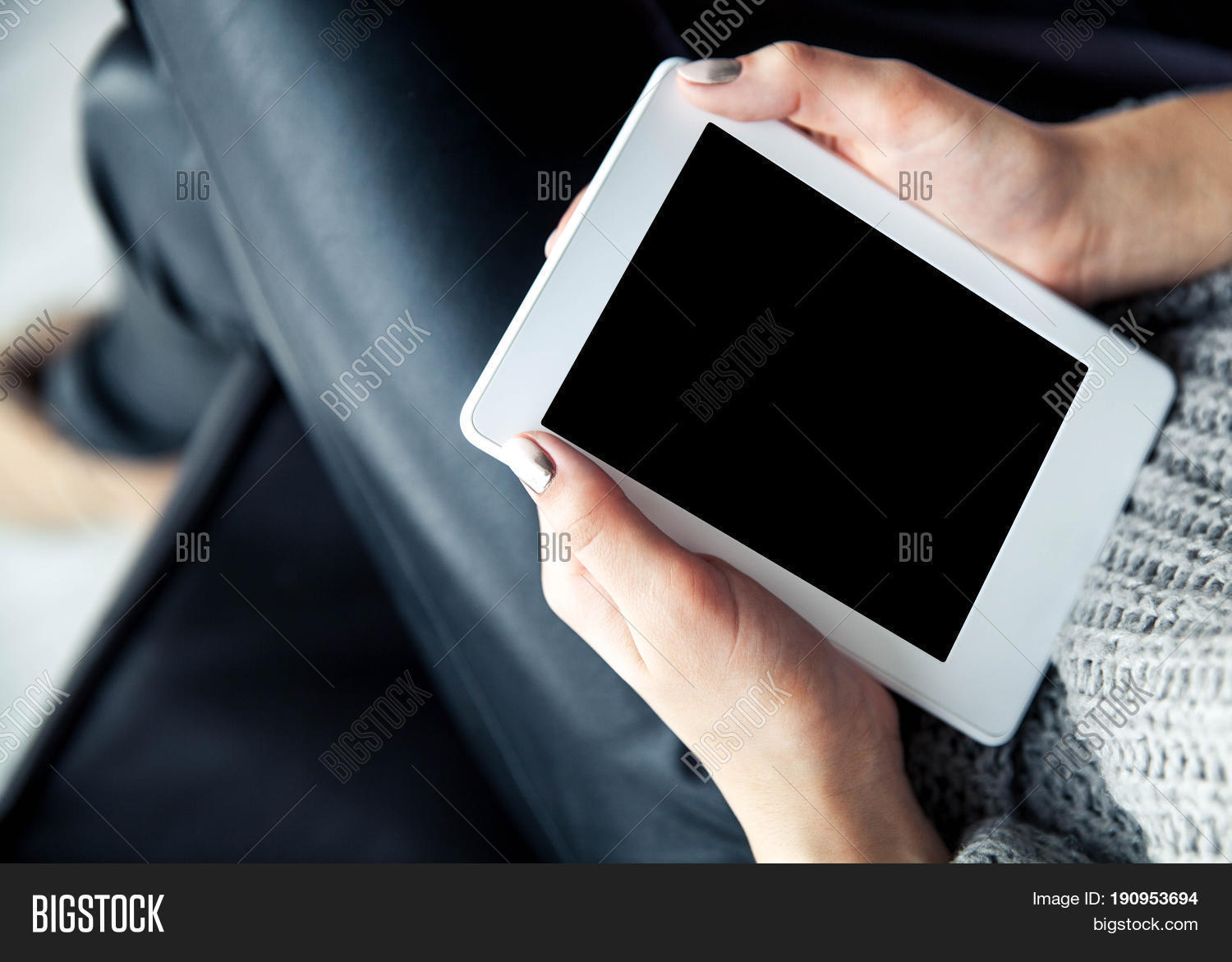 Girl Holding Tablet Image & Photo (Free Trial) | Bigstock