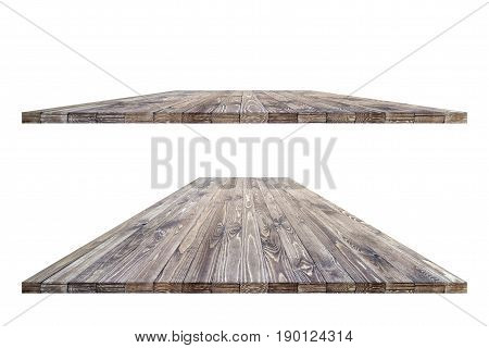 Two Empty Wood Table Image & Photo (Free Trial) | Bigstock