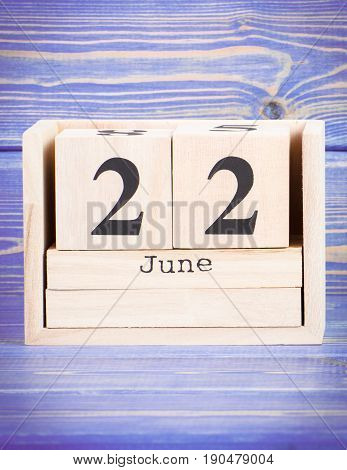 June 22Th. Date 22 Image & Photo (Free Trial) | Bigstock
