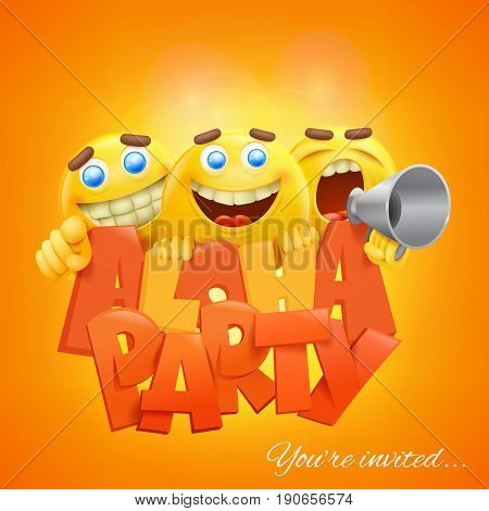 Aloha Party Banner Vector & Photo (Free Trial) | Bigstock