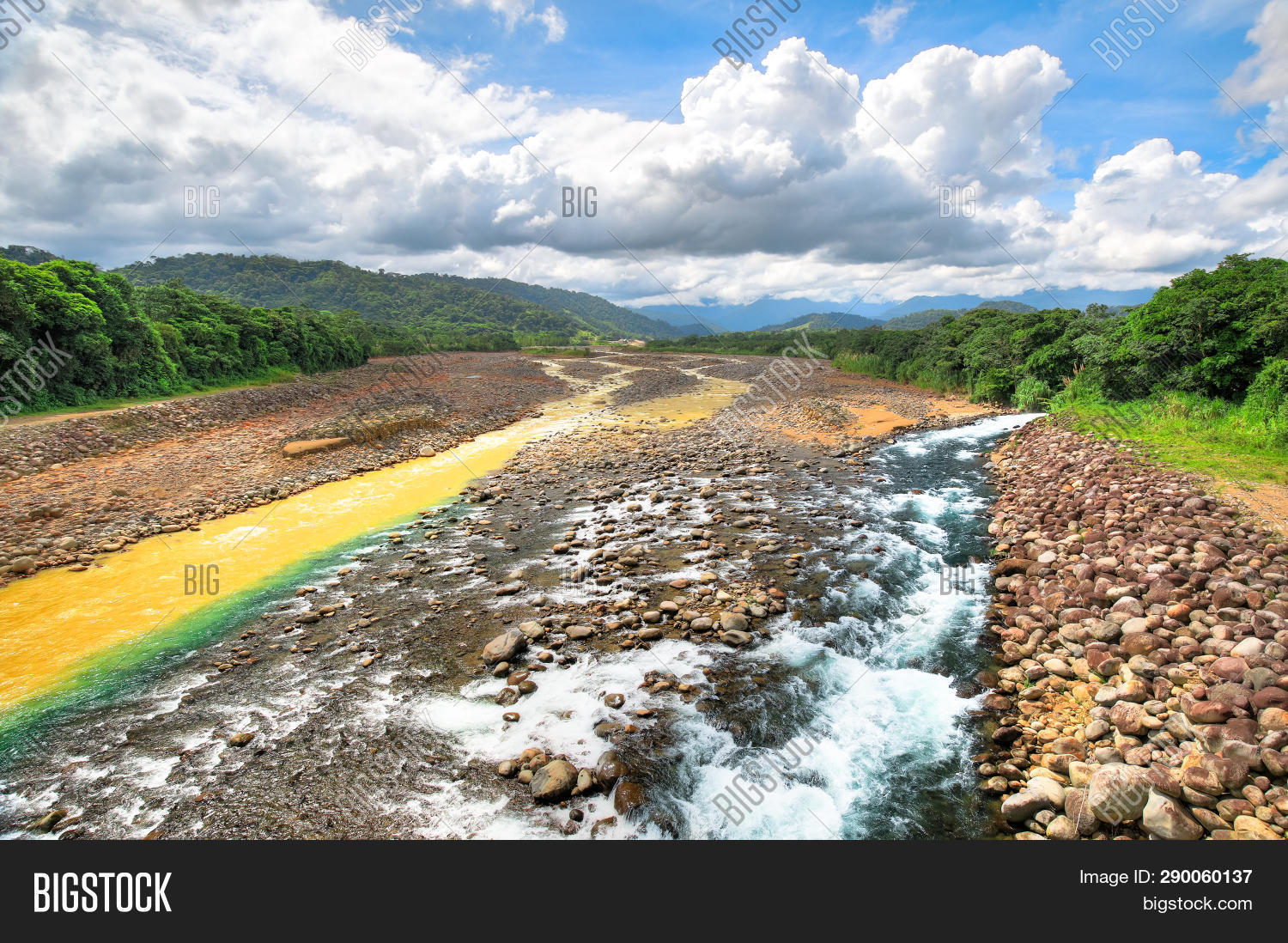 Clean Stream Converges Image & Photo (Free Trial) | Bigstock